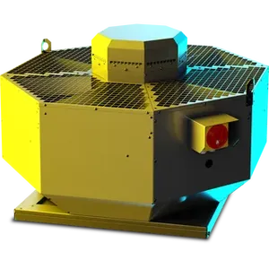 163330 : RUCK DVL 500mm 3ph Vertical Discharge Centrifugal Fan with ...