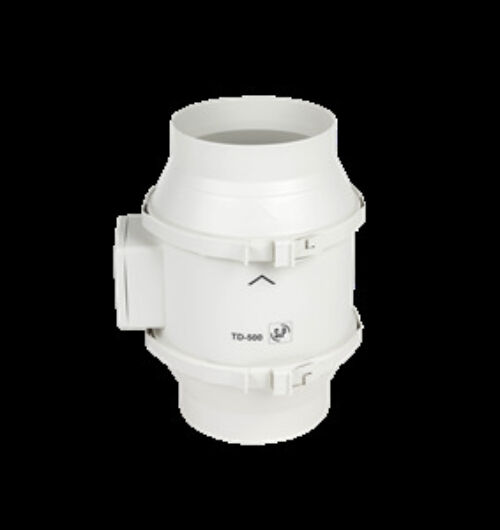 Soler and Palau (S&P) TD-500/150 T 3V 1PH 220-240V 50/60Hz INLINE MIXED ...